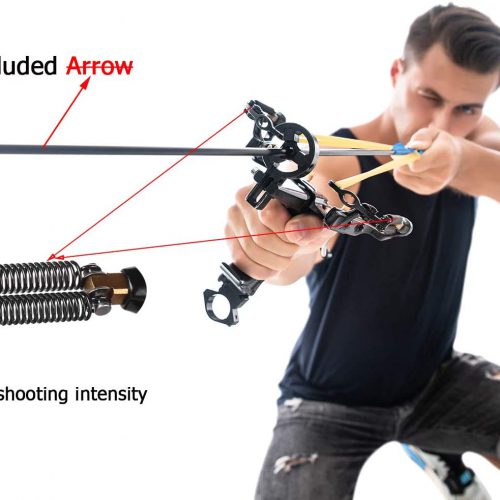 Slingshot High Velocity Professional Wrist Rocket Hunting Slingbow for ...