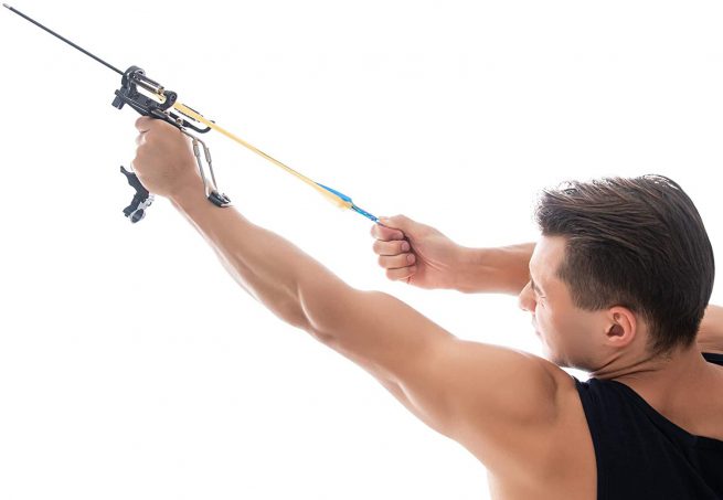 Slingshot High Velocity Professional Wrist Rocket Hunting Slingbow for ...